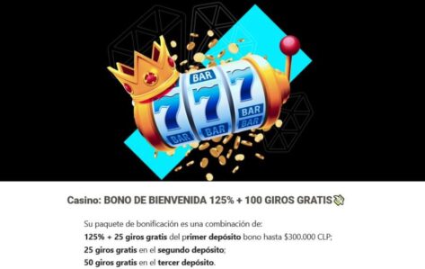 Bono de bienvenida Jugabet: Hasta 300,000 CLP + 100 Giros